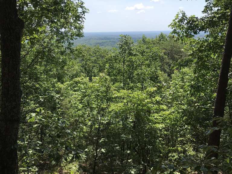 Trilha de corrida em loop no Brissy Ridge — Paris Mountain State Park ...