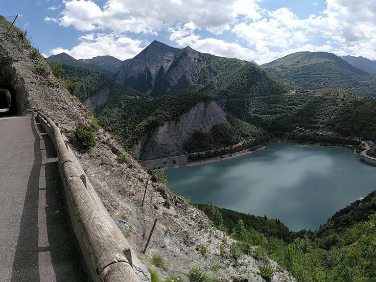 Vue panoramique sur Mizoën et le Chambon: Mountainbike-Touren und ...