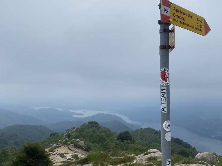 Omegna to Mottarone Summit via Chain-Assisted Trail | hike | Komoot