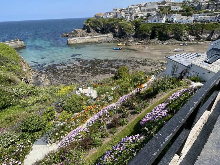 De Trebarwith Strand a Port Isaac y vuelta en el South West Coast Path ...