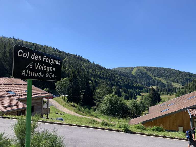Col des Feignes sous Vologne - lus vanaf Lac de Gérardmer | rit | Komoot
