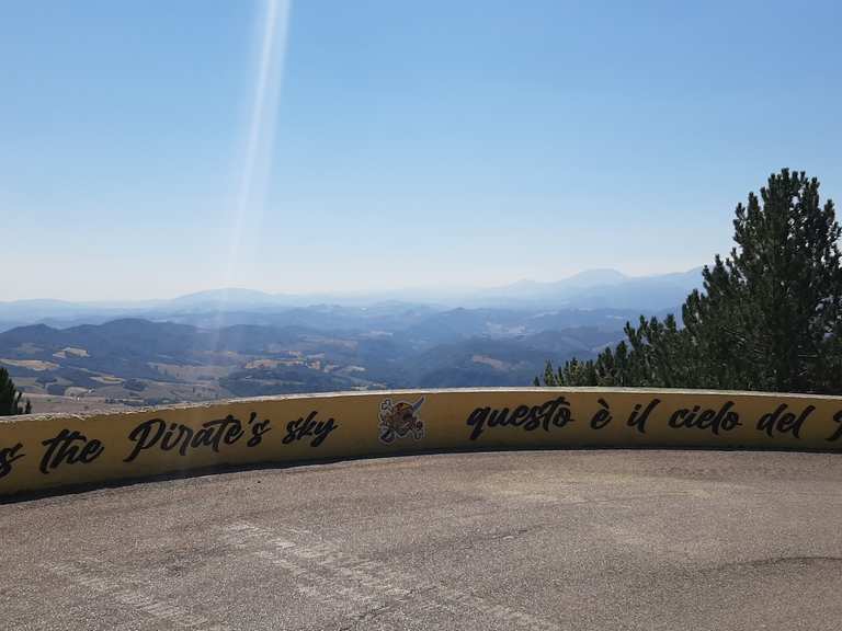 Monte Carpegna (Passo Marco Pantani): percorsi per bici da corsa | Komoot