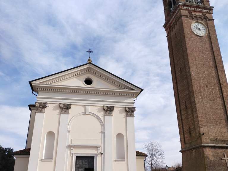 Kirche von Teglio Veneto / Glesia di Tei: Rennradfahren und ...