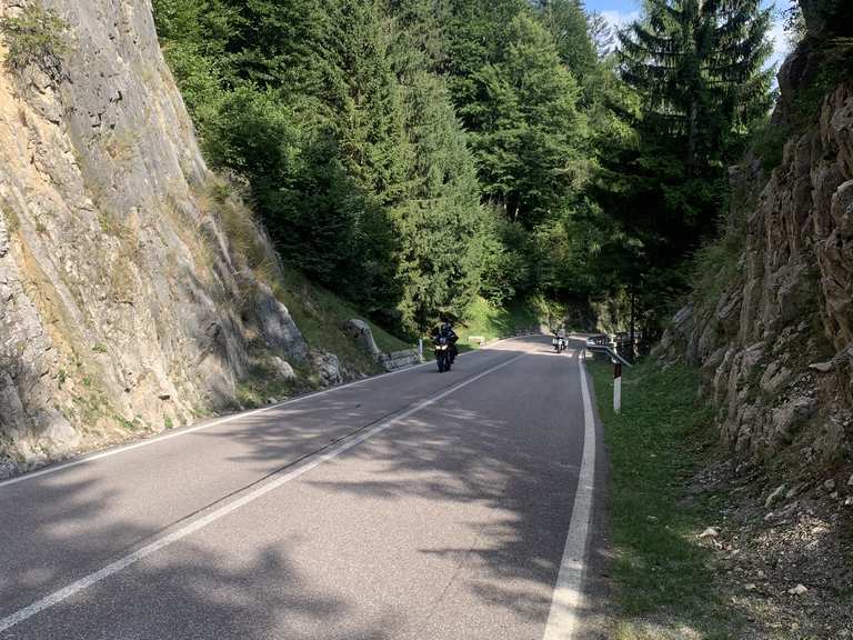 Aufstieg zum Passo delle Palade von Lana aus: Rennradfahren und ...