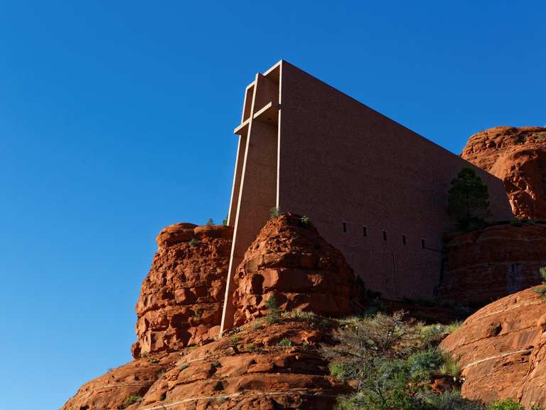 Chapel of the Holy Cross via Red Rock Scenic Byway — Sedona | road ride ...