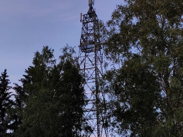 Der Sendemast auf dem Krähenberg: Wanderungen und Rundwege | komoot