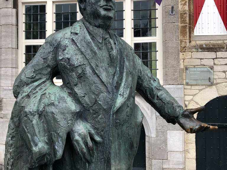 Statue von Anton van Duinkerken: Wanderungen und Rundwege | komoot