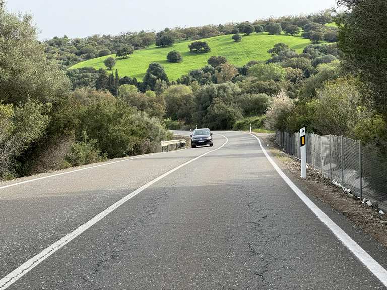 View of the Rock of Gibraltar from the Sotogrande–La Alcaidesa Road ...