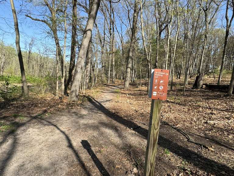 Etappe 1: Valley Forge National Historical Park naar Lionville ...
