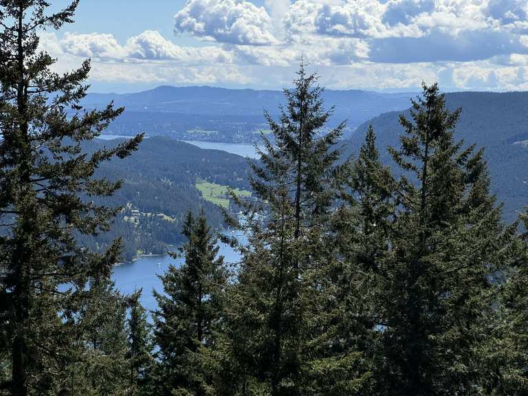 Maple Mountain Summit via Orange & Pink Trail — North Cowichan ...
