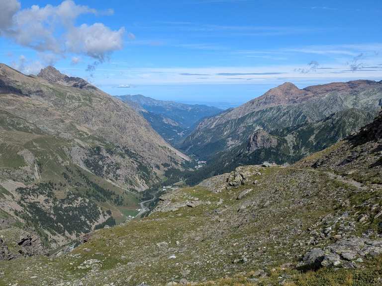Trail 222 zum Col d'Arnas und Punta Maria Gletscher vom Rifugio Città ...