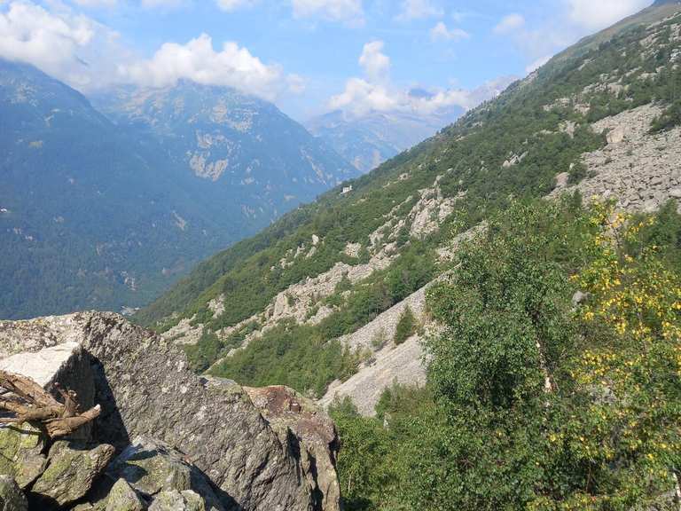 Gran Paradiso gorges to Noasca Waterfall (Via Alpina Blue Trail ...