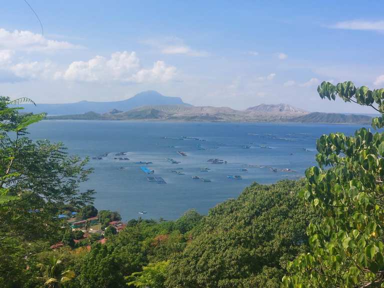Vue sur le lac Taal - Itinéraires vélo et carte | Komoot