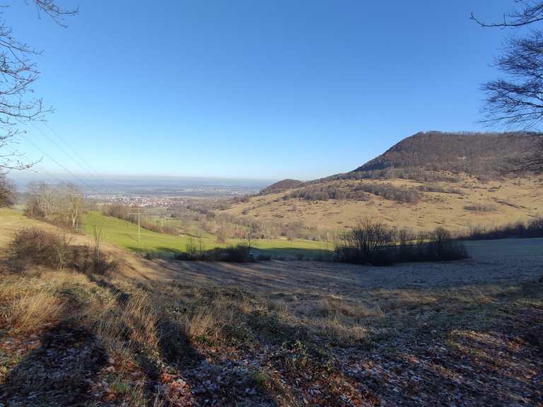 Ausblick auf Bissingen/Teck: Wanderungen und Rundwege | komoot