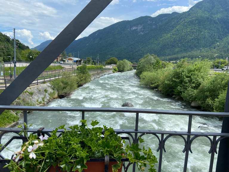Boucle Piste cyclable du Val di Sole – Pont sur la rivière Noce au ...