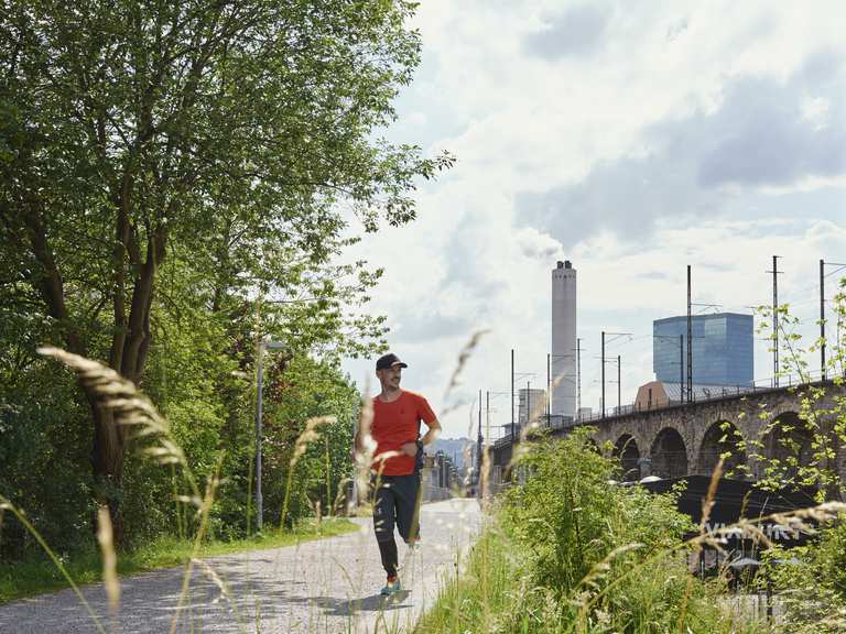 7 kilometre jogging route: Limmat | run | Komoot