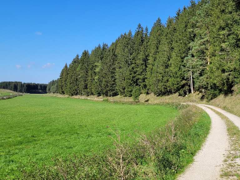 Dirt Path Along the Forest Edge, Geopark Schwäbische Alb - Cycle Routes ...