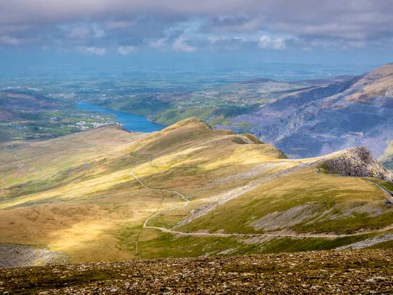 Yr Wyddfa (Snowdon) circular, via the Llanberis and Ranger paths ...