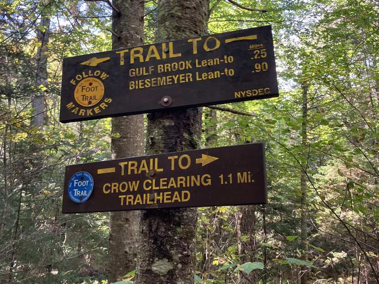 Hurricane Mountain über den Gulf Brook Trail - Adirondack Park ...