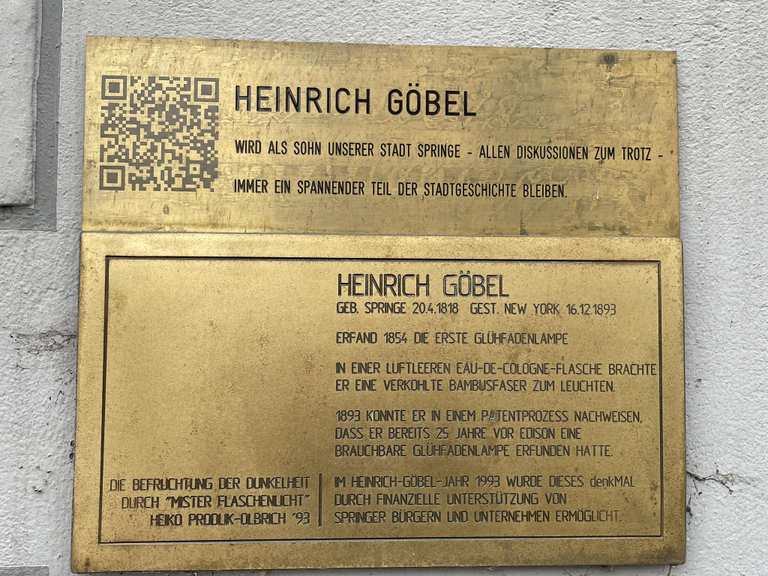 Heinrich Göbel Denkmal: Wanderungen und Rundwege | komoot