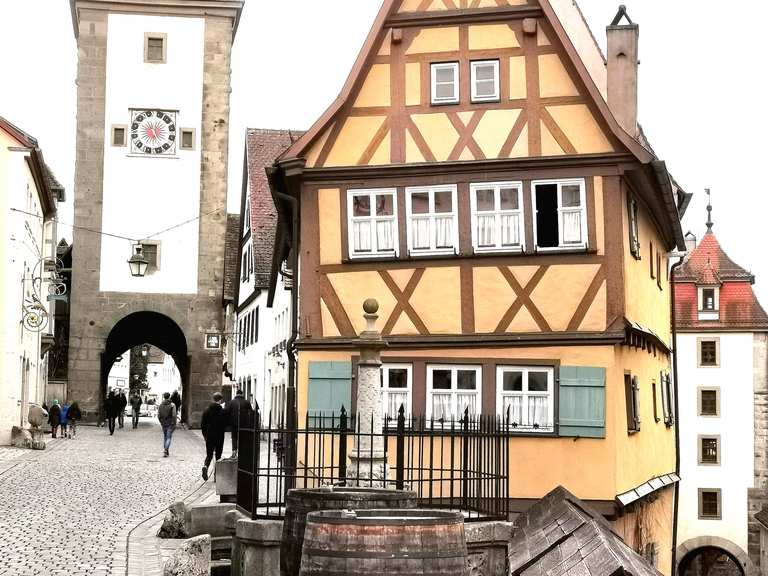 Main-Tauber-Fränkischer Rad-Achter: Ostring - Ausflug nach Rothenburg ...