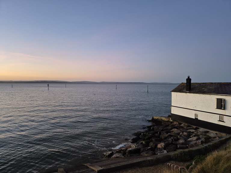 Route côtière entre Lepe Country Park et Exbury Itinéraires vélo et ...