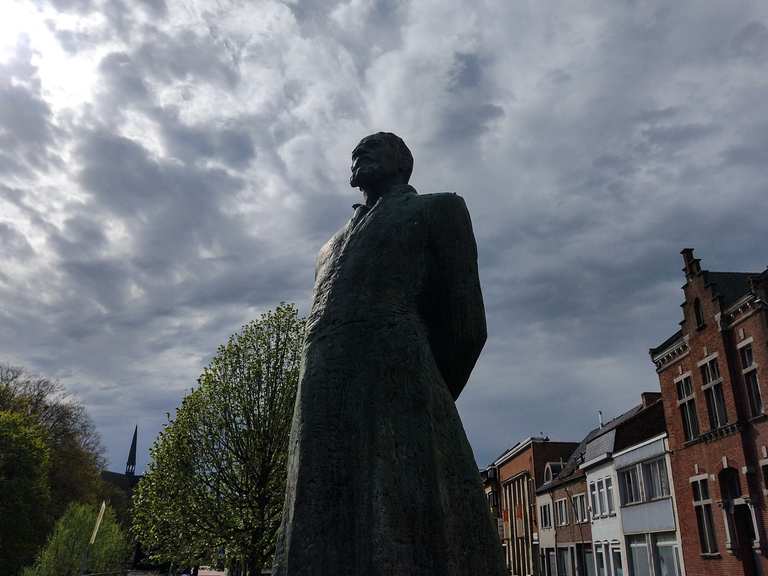 Standbeeld Pater Jozef Raskin: Wanderungen und Rundwege | komoot