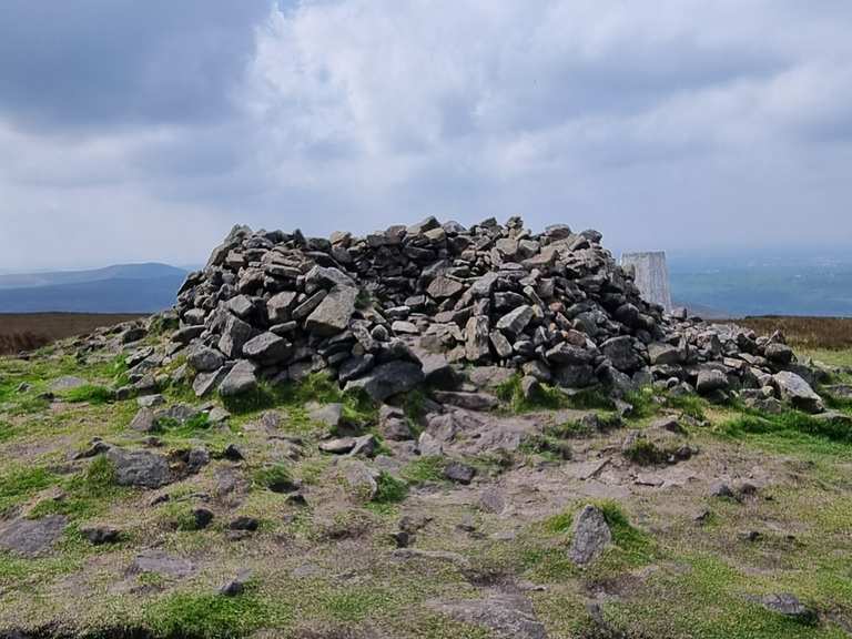 Alphin Pike Summit and Trig Point Routes for Walking and Hiking | Komoot
