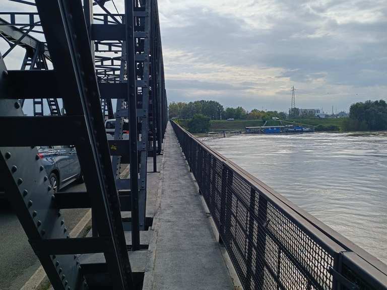 Brücke über den Po bei Pontelagoscuro: Mountainbike-Touren und -Trails ...