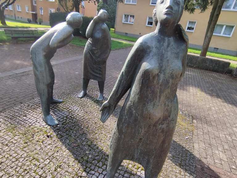 Communication (Sculpture Group by Ernst Rasche) Routes for Walking and ...