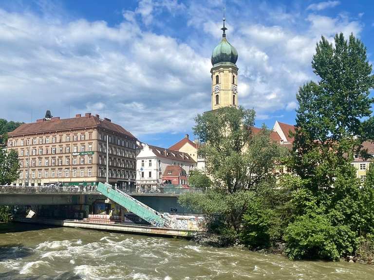 Blick auf die Mur: Wanderungen und Rundwege | komoot