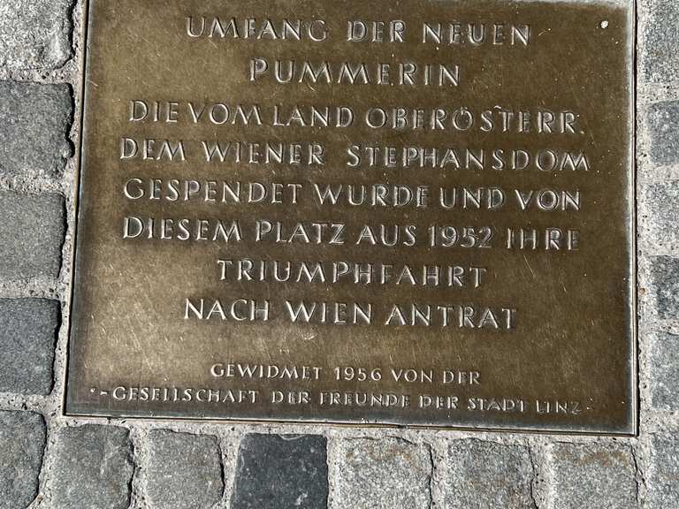 Pummerin-Glockenumfangsmarkierung: Wanderungen und Rundwege | komoot