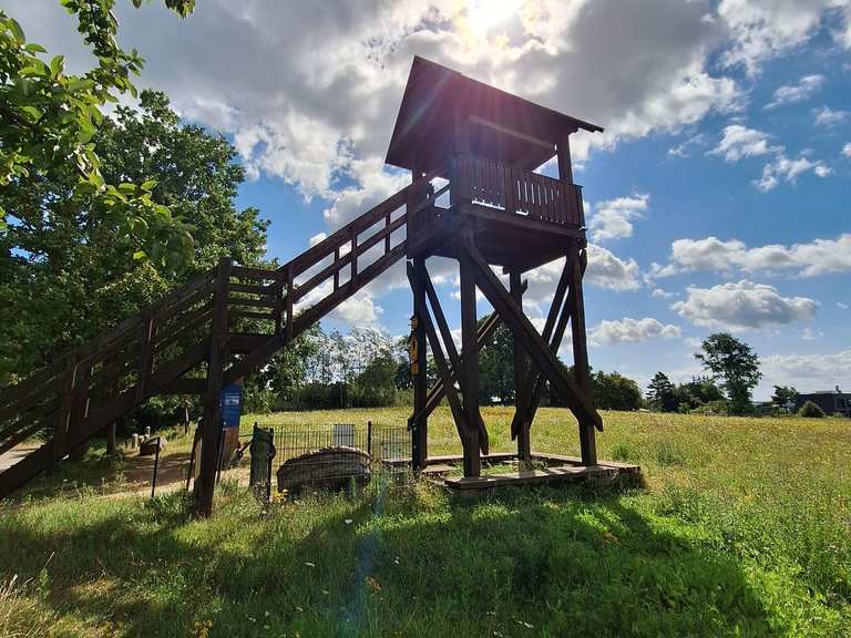 Krückenberg Observation Tower Road Cycle Routes and Map | Komoot