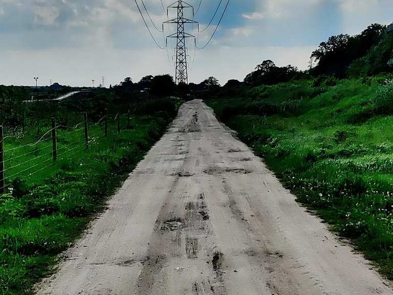 Wide and flat stretch but hard to reacj Cycle Routes and Map | Komoot