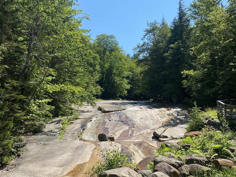 Sentinel Pine bridge via Flume Gorge Trail loop – Franconia Notch State ...