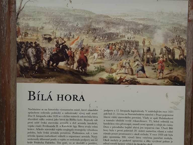 Schlachtfeld am Weißen Berg (Bílá Hora) – Wander- & Radrouten | Komoot