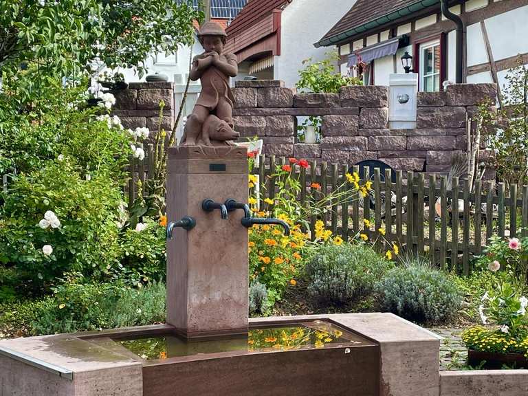 Pig and Piglet Sculpture, Gemünden am Main – Hiking & Cycling Routes ...