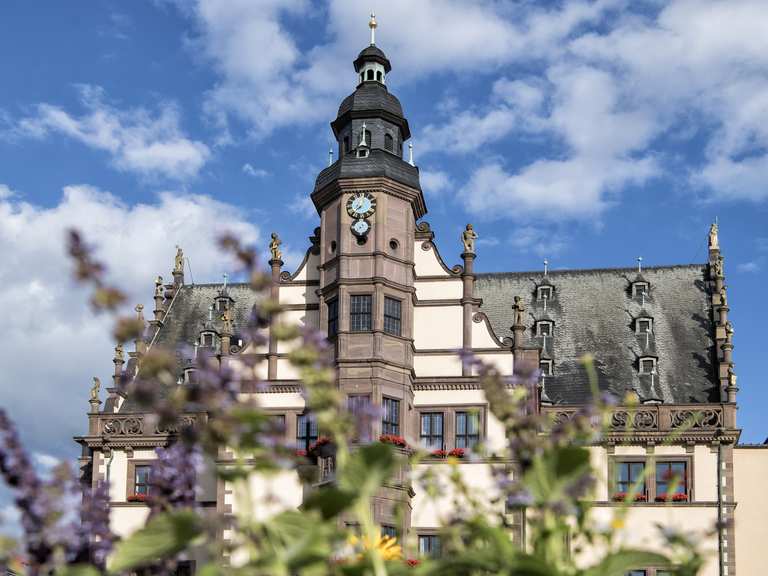 Blick auf Schloss Mainberg – Schweinfurt Runde von Waldsachsen ...