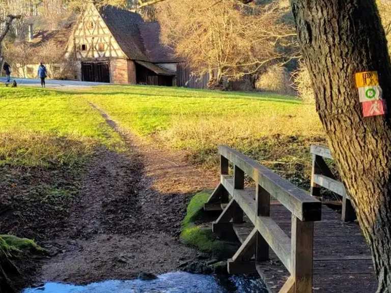 Berggaststätte Moritzberg – View of the Moritzberg loop from Schönberg ...
