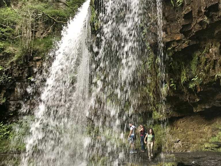 Sgwd Uchaf Clun-Gwyn Wasserfall – Sgwd yr Eira Wasserfall Runde von ...