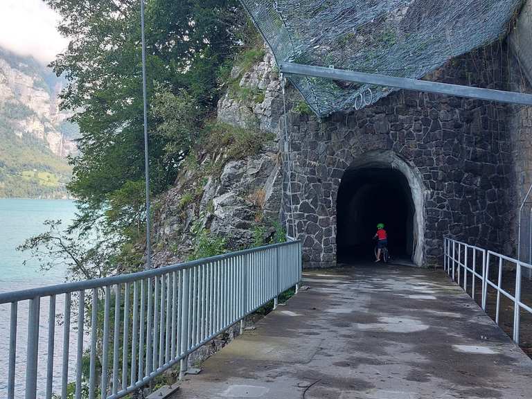 Cycle path in the Walensee tunnel - Cycle Routes and Map | Komoot
