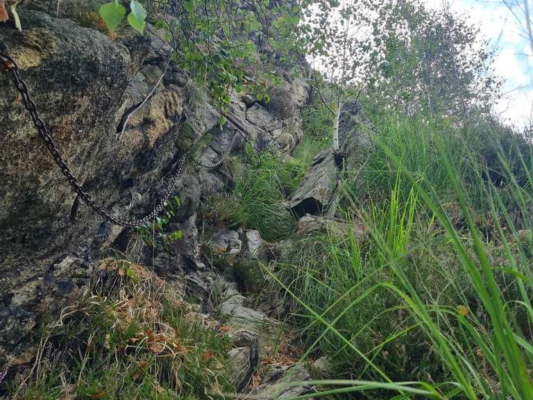 Omegna to Mottarone Summit via Chain-Assisted Trail | hike | Komoot
