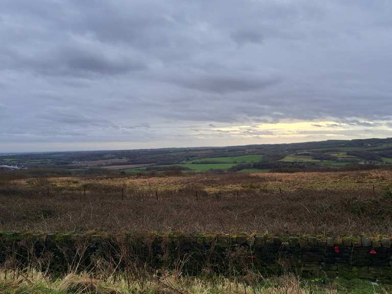 Parbold Hill viewpoint: Wanderungen und Rundwege | komoot