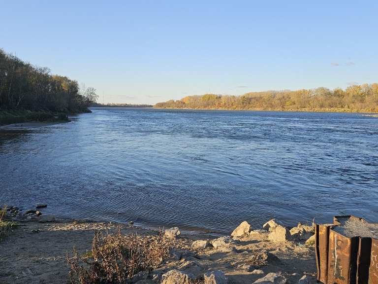 Éperon sur la Vistule avec vue. - Sentiers et pistes de VTT | Komoot