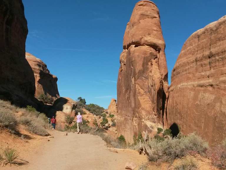 Full Devils Garden and the Primitive Trail loop — Arches National Park ...