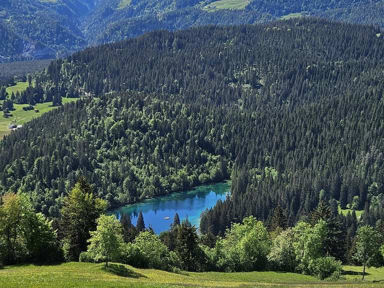 Circuit de Films via Fidaz et Trin Mulin en passant par le lac de ...