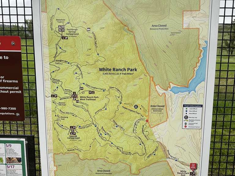Ingresso Est del White Ranch Park : percorsi e mappe | Komoot
