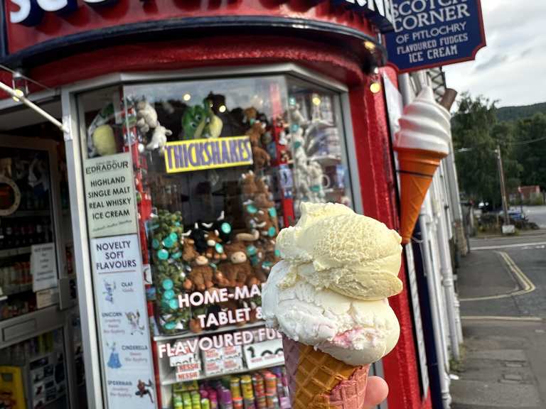 S. Luca Ice Cream, Pitlochry : percorsi ciclabili | Komoot