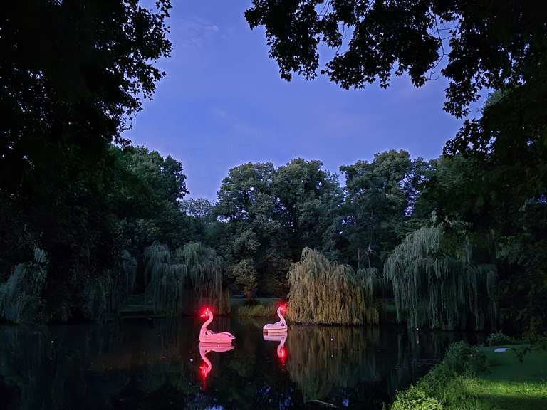 Lichtparcours 2024 #9: Slow Swan Social Club : Radtouren und Radwege ...