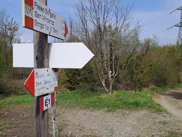 E1 Kammweg vom Passo dei Due Santi zum Passo della Cisa | Wanderung | Komoot